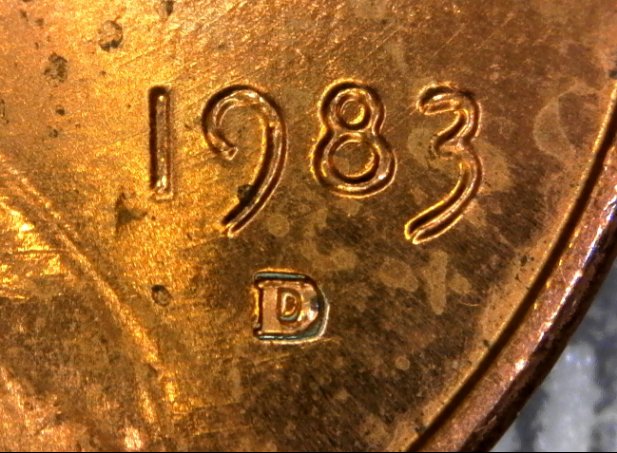 1983 D Penny Repunched Mint Mark / RPM Possibility - Coin Community Forum