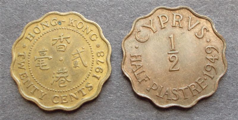 Coins With Scalloped Edges