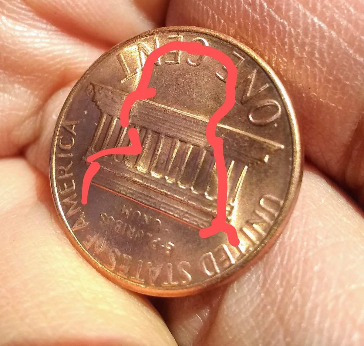 1985-D Lincoln Cent Strike Through "error"? - Coin Community Forum