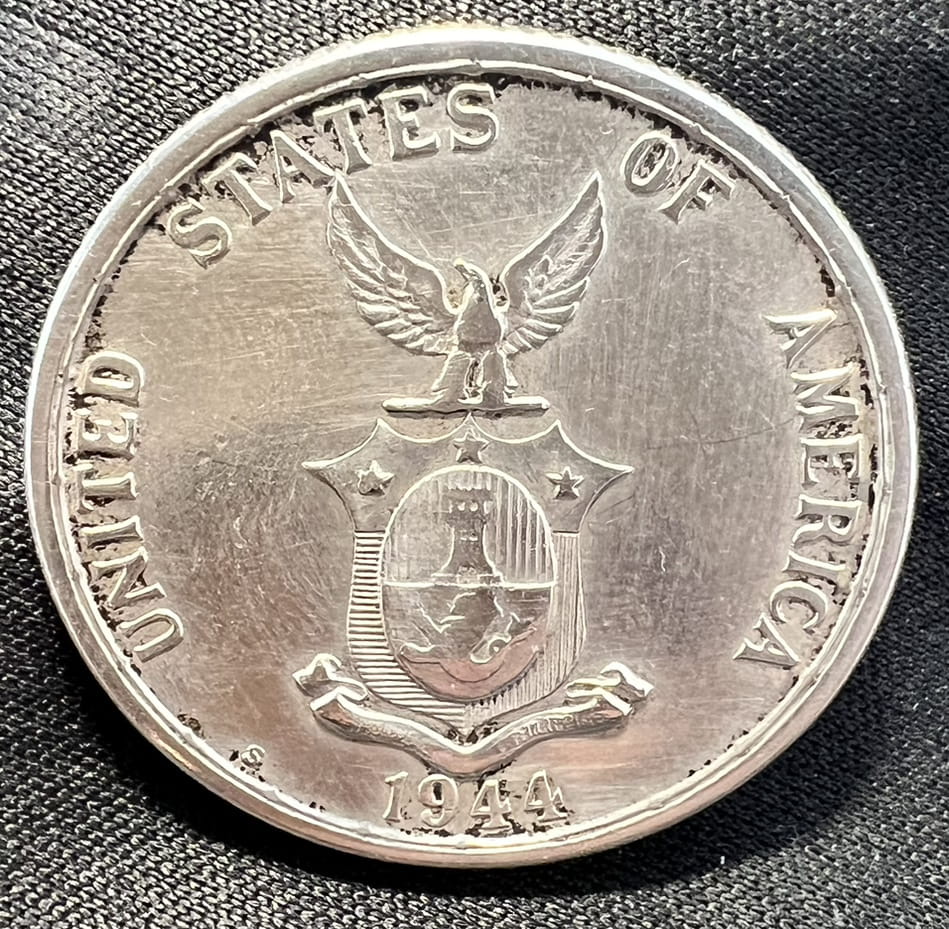 1944-S US Philippines 50 Centavos Coin - General Information Request ...