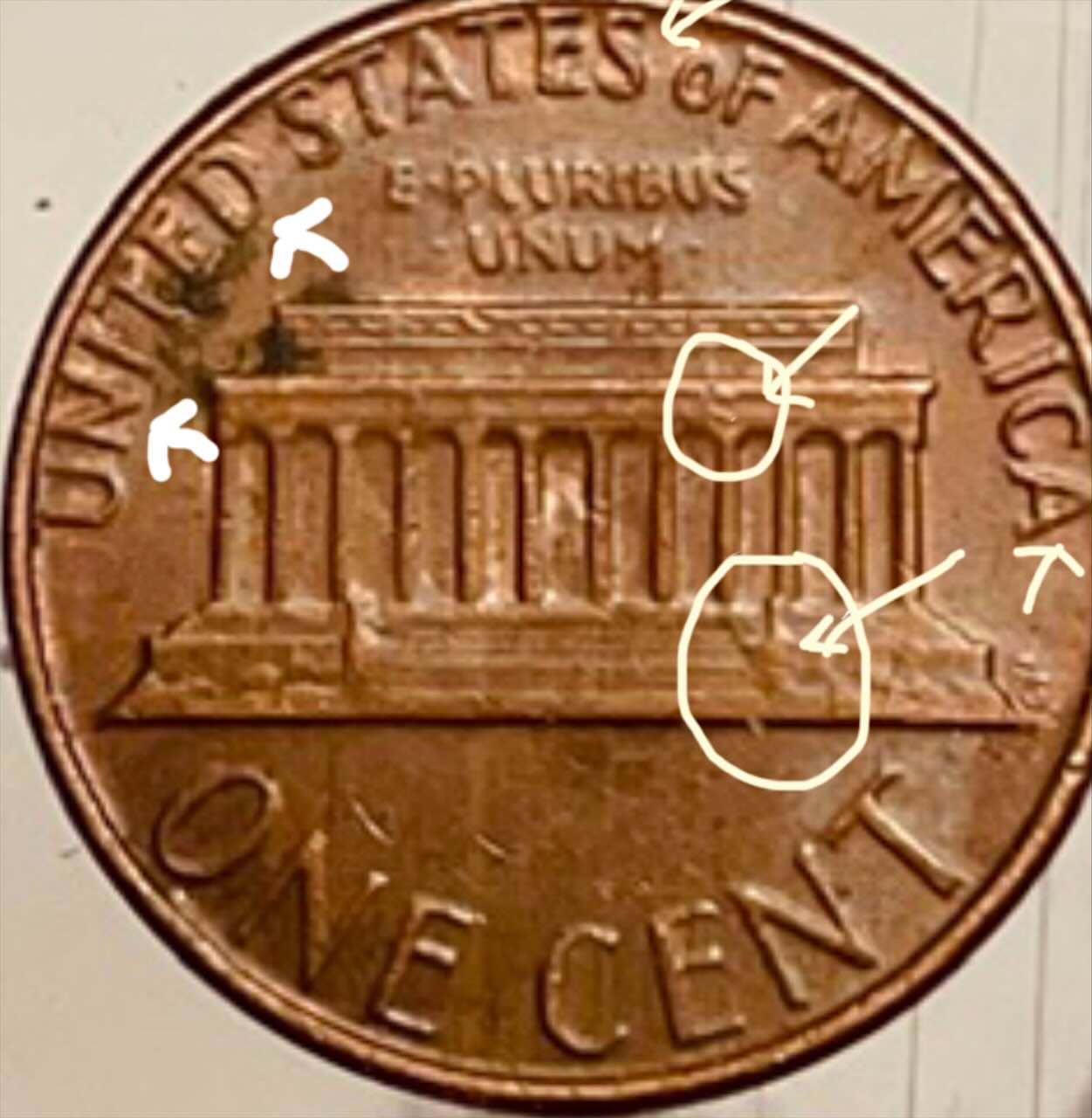 1982 D Cent: Best Doubling And A Body Lying On Lincoln's Steps - Coin ...