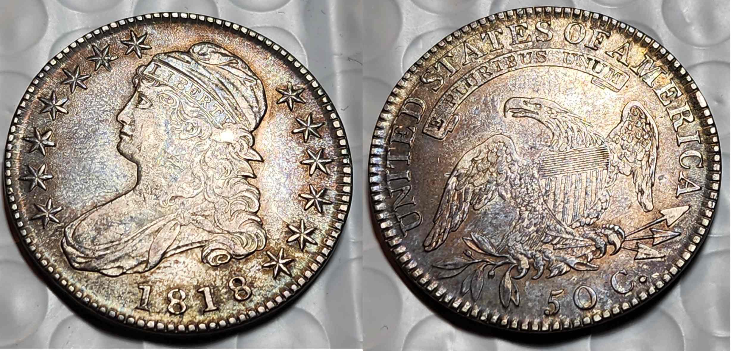 1818 Bust Half Dollar Overton? - Coin Community Forum