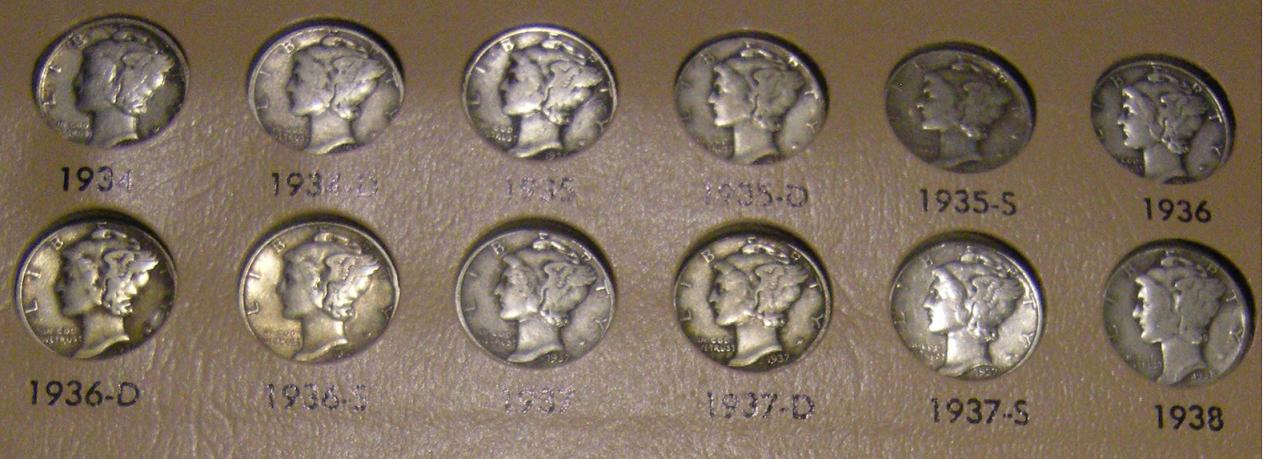 Mercury Dime Complete Set! - Coin Community Forum