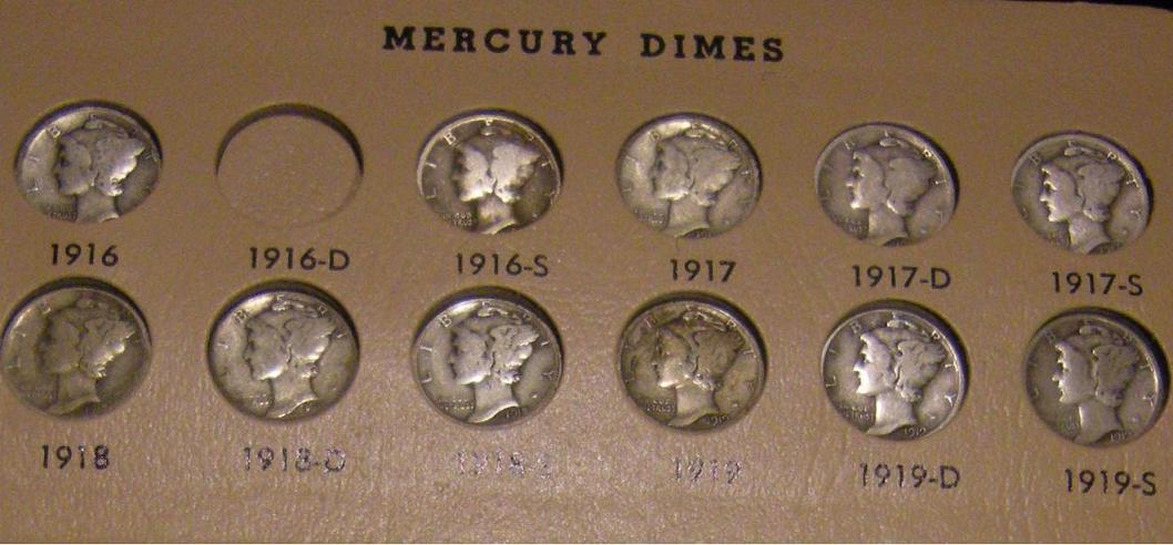 Mercury Dime Complete Set! - Coin Community Forum