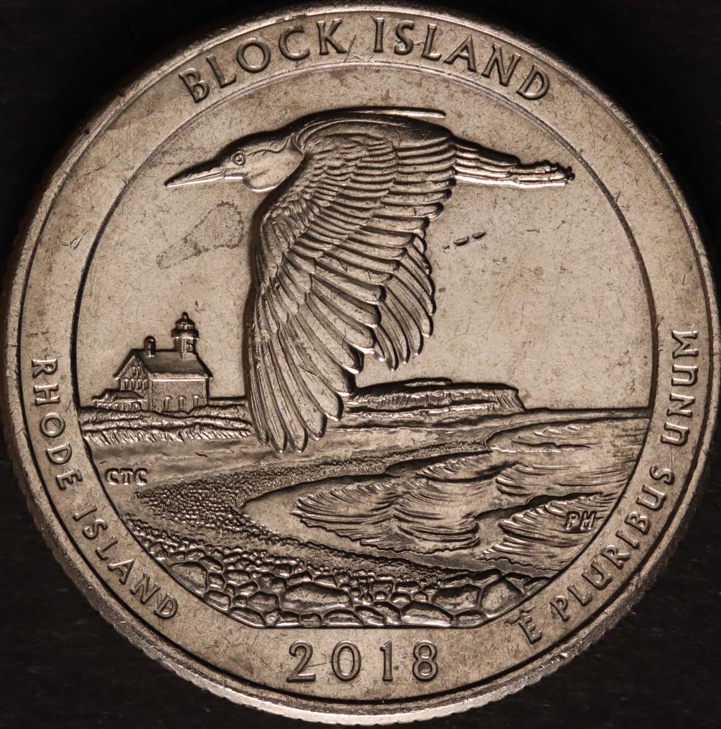 2018 P Quarter Block Island New Doubled Die Reverse / DDR ? - Coin ...