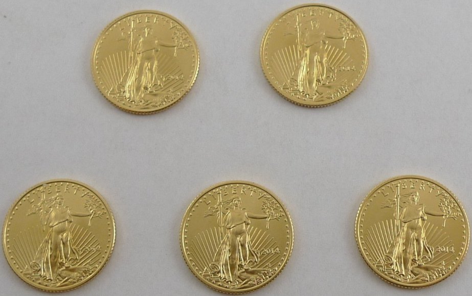 Discolored US Gold Vault $5 Gold American Eagle Set - Coin Community Forum