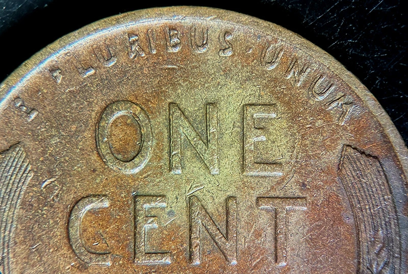 1941 Lincoln Wheat Cent Mint Error - Double Struck In Collar, Second ...