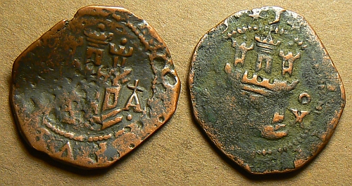 Can Anyone Identify These Mint Marks On These Copper Spanish "cobs ...