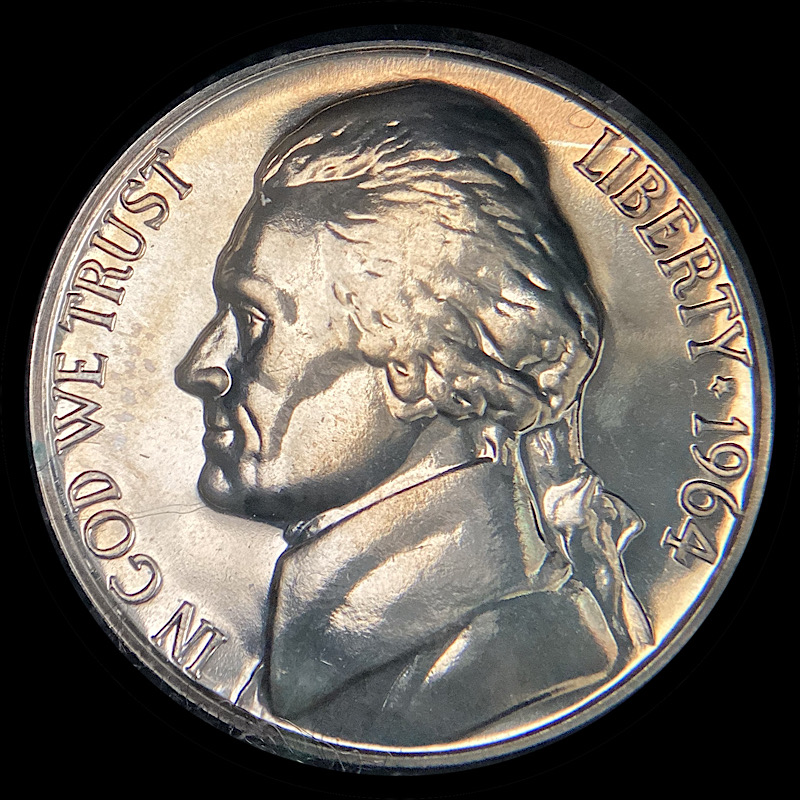 Toned Jefferson Proof Nickels (1964, 3x 1962). - Coin Community Forum