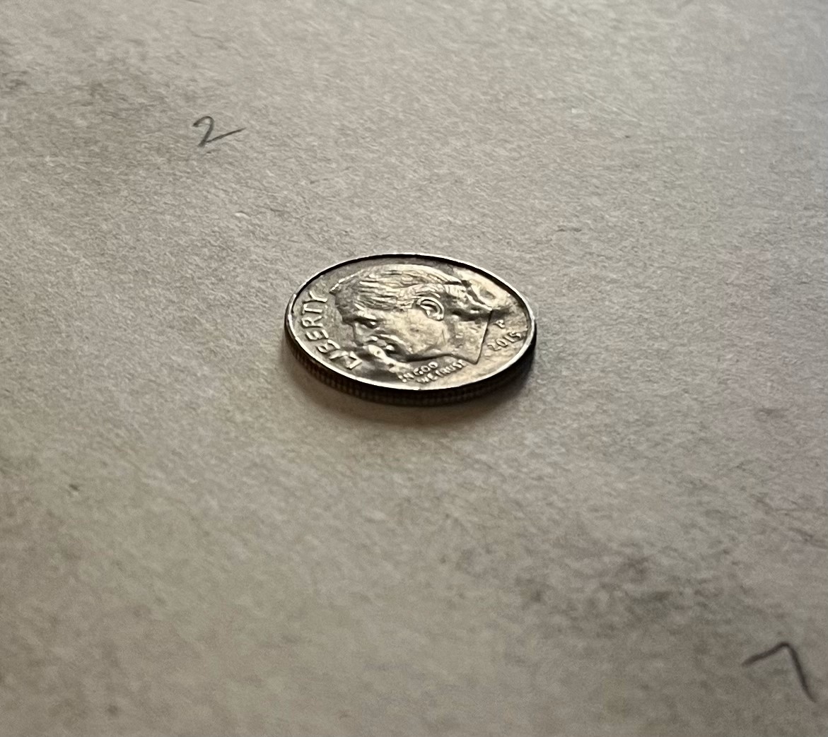 Raised Areas On Coin. What Do You Call This Error? (2015 P Dime) - Coin ...