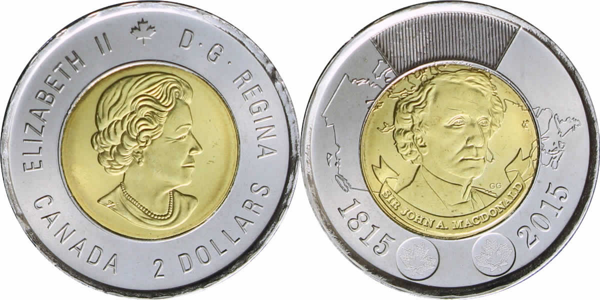 2015 Elizabeth II Two Dollar Mintage, Photos, Specifications, Errors ...