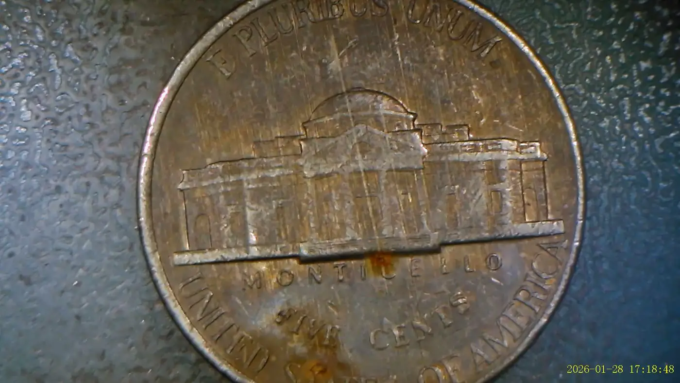 1991-D Jefferson Nickel With Strange Patterns? - Coin Community Forum