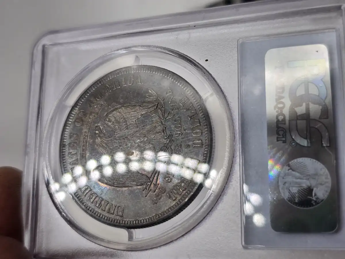 1878 S Trade Dollar. Found Doubling On Reverse - Coin Community Forum
