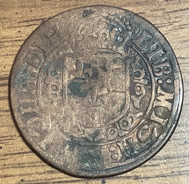 Very Old Possibly French Token Or Coin I Looks Like 1600s (Id: Likely ...