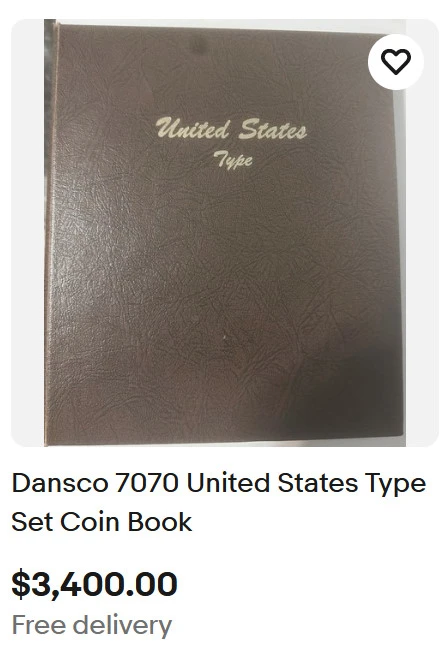 Dansco 7070 Type Set Album - Coin Community Forum