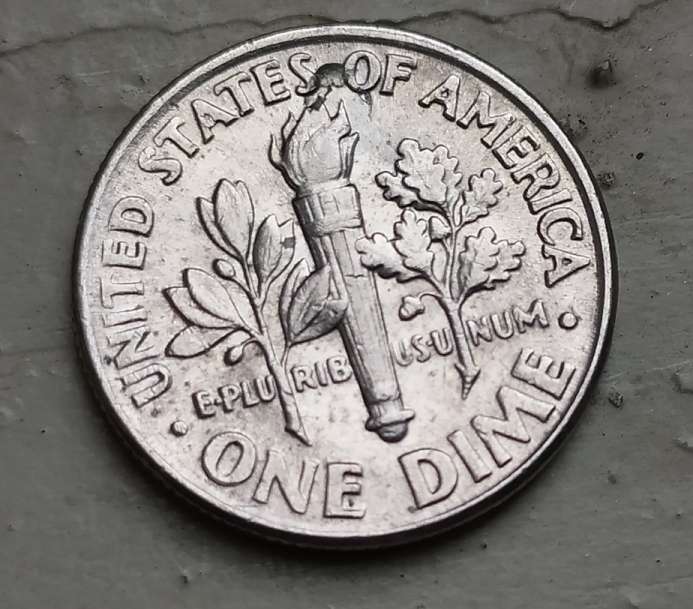 Strange Error On The Back Of 1995-P One Dime - Coin Community Forum