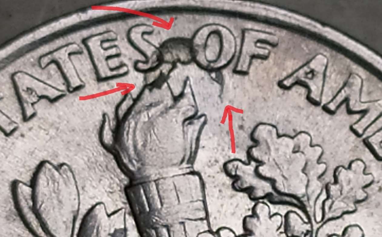 Strange Error On The Back Of 1995-P One Dime - Coin Community Forum