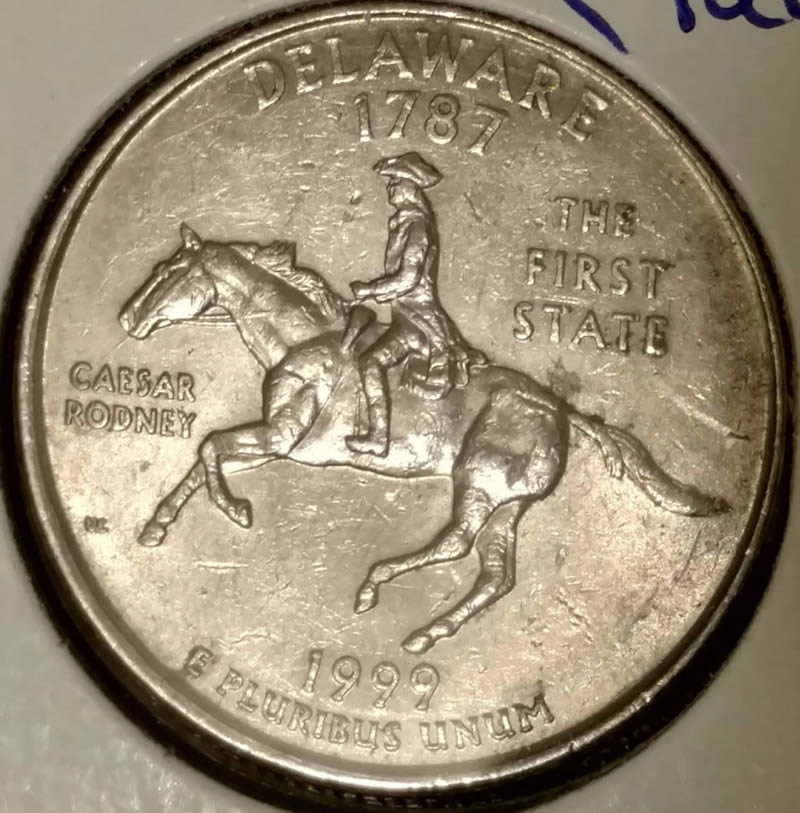 1999 Delaware State Quarter Error - Coin Community Forum