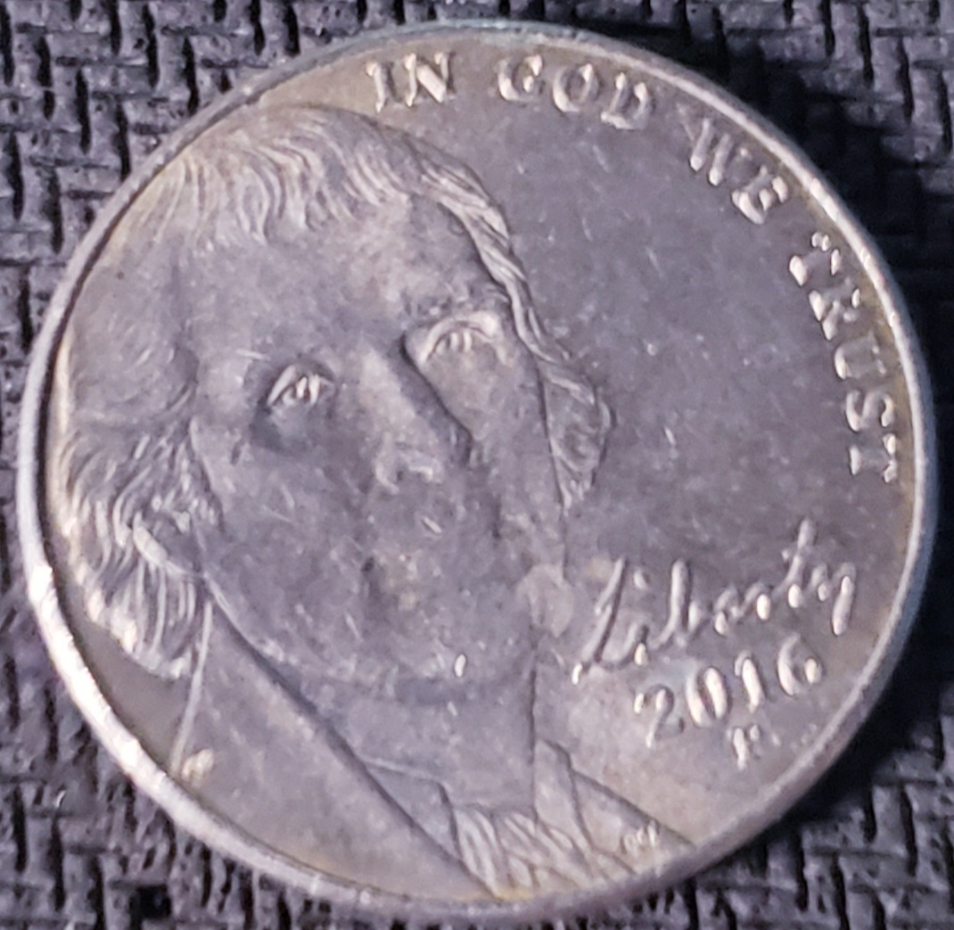 Damage Or Something Interesting? 2016-P Nickel - Coin Community Forum