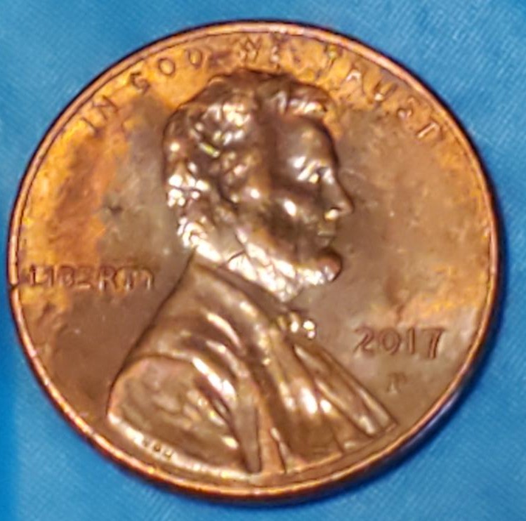 Would This Be An Error Penny (2017 P) Missing Clad? - Coin Community Forum