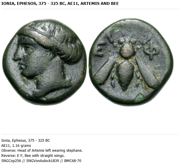Ionia, Ephesos Bee With Straight Wings - Coin Community Forum