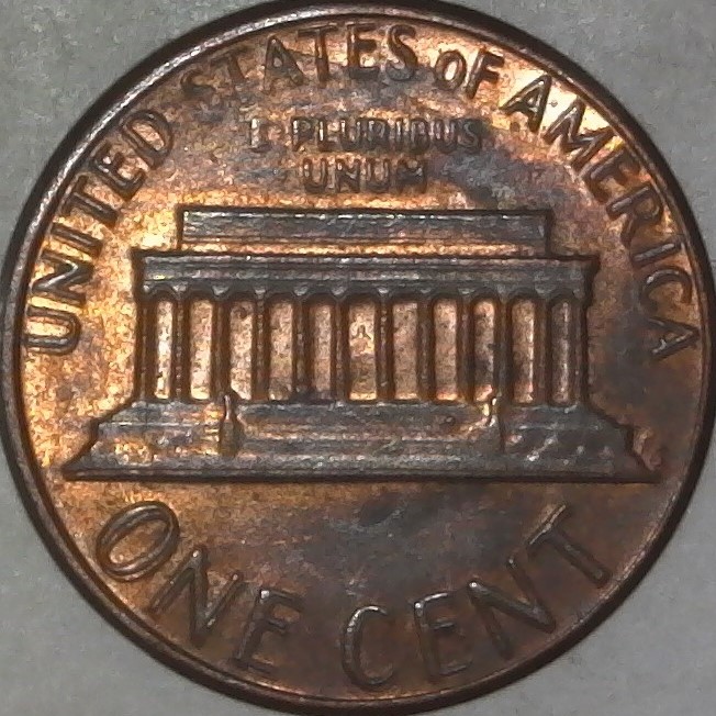1983 P Lincoln Memorial Cent Doubled Die Reverse / DDR -001 - Coin ...