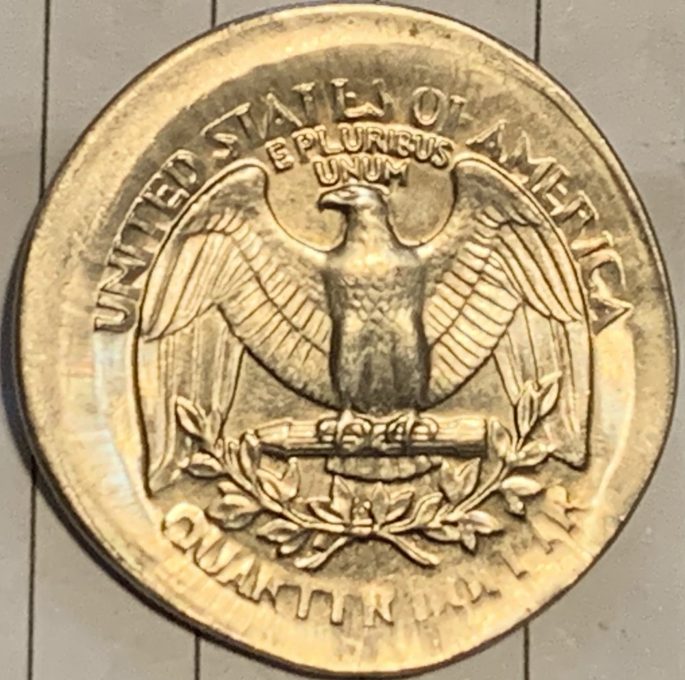 1984 P Washington Quarter With Out Of Collar Broadstrike - Coin ...