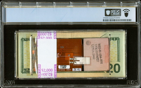 $20 ND Federal Reserve Notes - Disarmed Exploding Dye Pack - Coin ...
