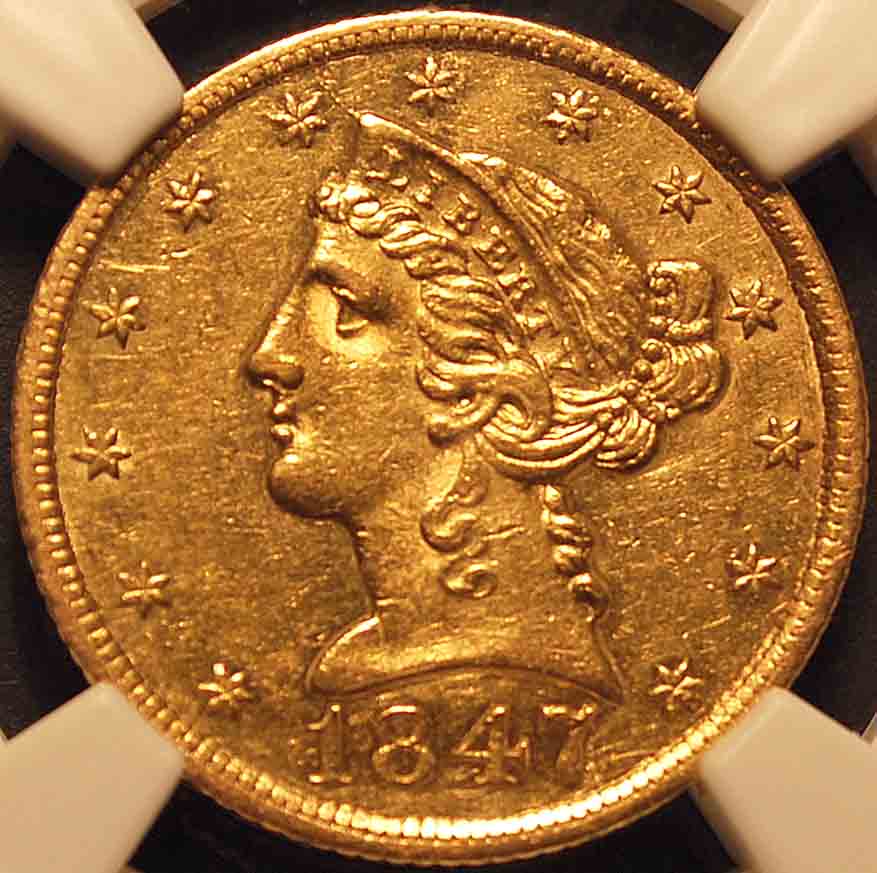 1847 Half Eagle, NGC-Graded - Coin Community Forum