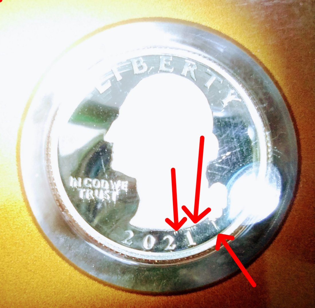 2021 S Proof Set With Possible Feeder Finger Errors - Coin Community Forum
