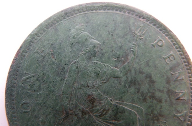1862 Penny. Bronze Disease Or Green Patina? - Coin Community Forum
