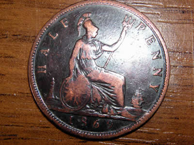 1869 Half Penny Valuation - Coin Community Forum