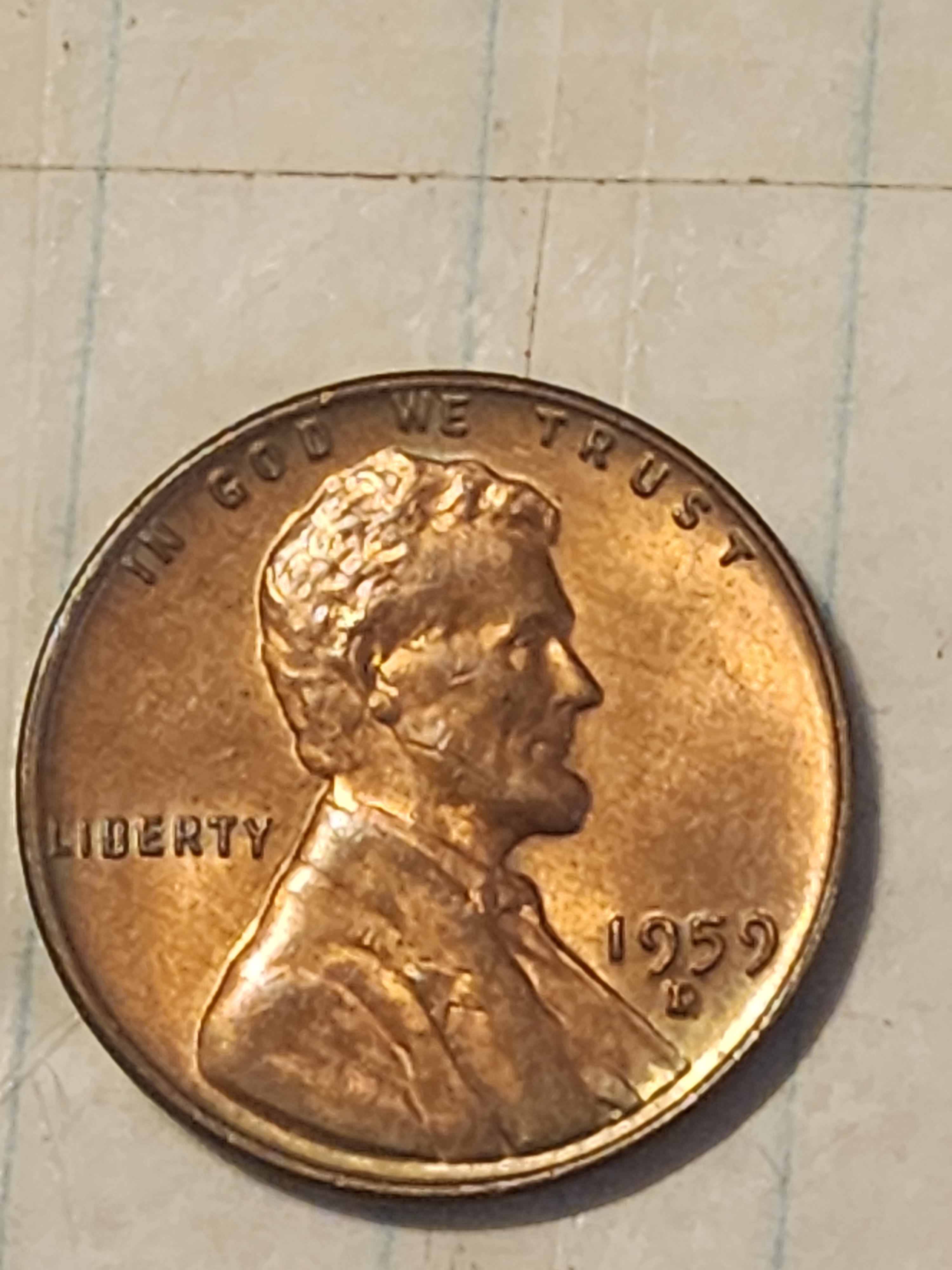 1959 D Lincoln Memorial Cent / LMC FS 501 Repunched Mint Mark / RPM ...