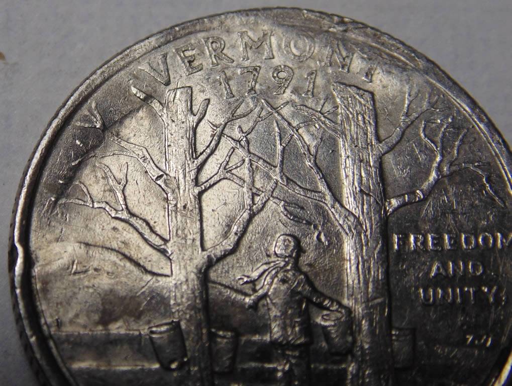 2001 Vermont Quarter Very Strange! - Coin Community Forum