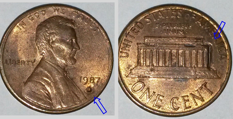 US Penny Coin - Error Or Damage? - Coin Community Forum