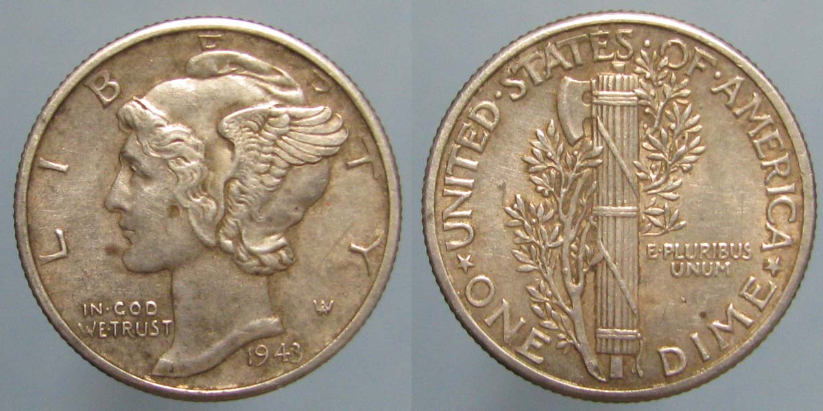 I Dug Up A High Grade Mercury Dime (1943) - Coin Community Forum