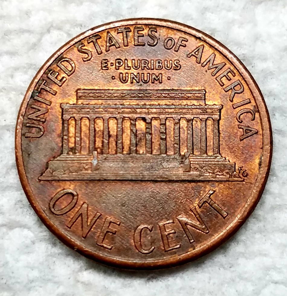 1992-P Lincoln Cent Slanted Upward Letter E Near Pluribus On Reverse ...