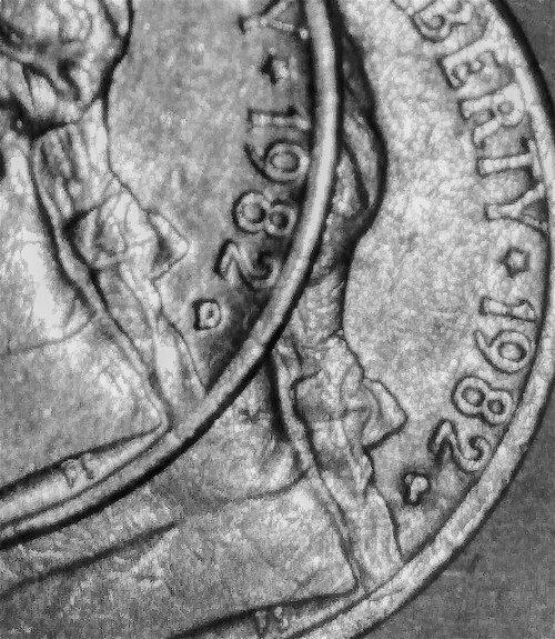 Possible 1982-P Jefferson Nickel Error - Coin Community Forum
