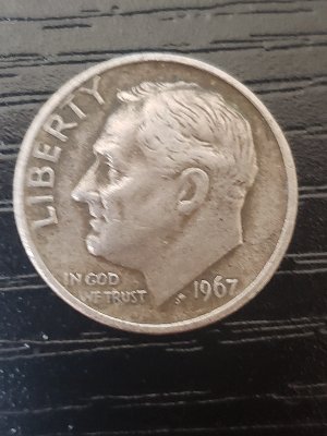 1967 Dime Color Is Dark On The Inside - Coin Community Forum