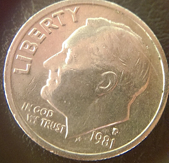 1981 P Roosevelt Dime Mint Mark Die Chip? - Coin Community Forum