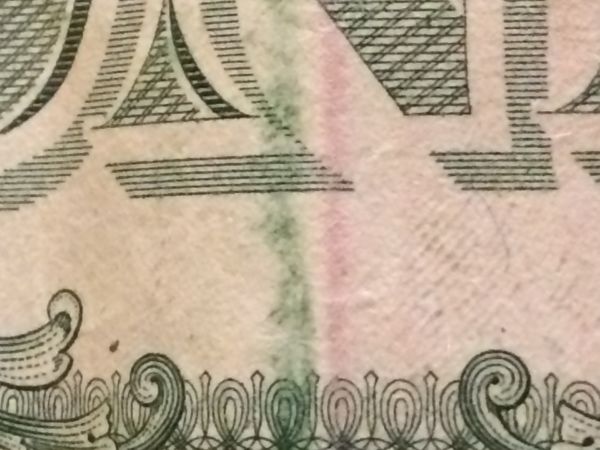 Ink Smear On $1 Bill? - Coin Community Forum