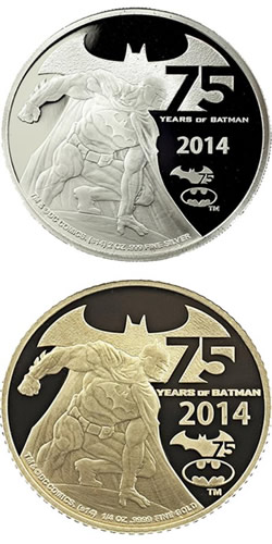 Batman 75th Anniversary 2 Oz Silver And Gold Coins - Coin Community Forum