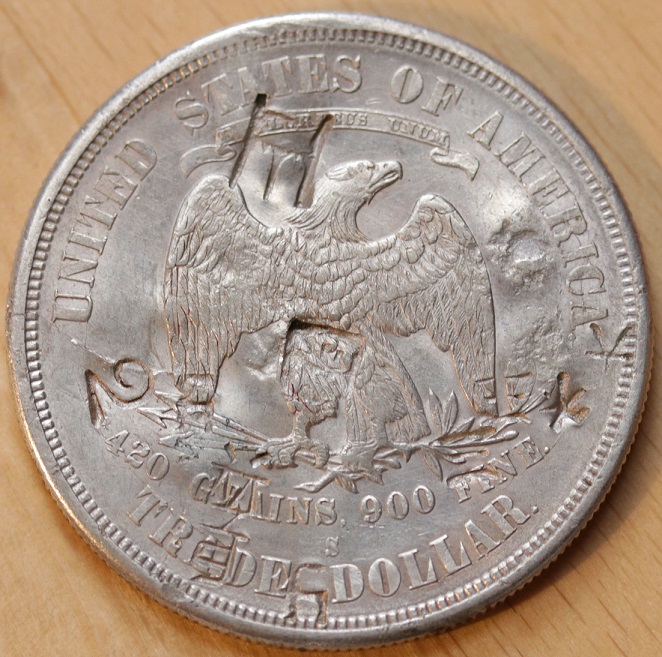 1875-S Trade Dollar Chop Marks Question - Coin Community Forum