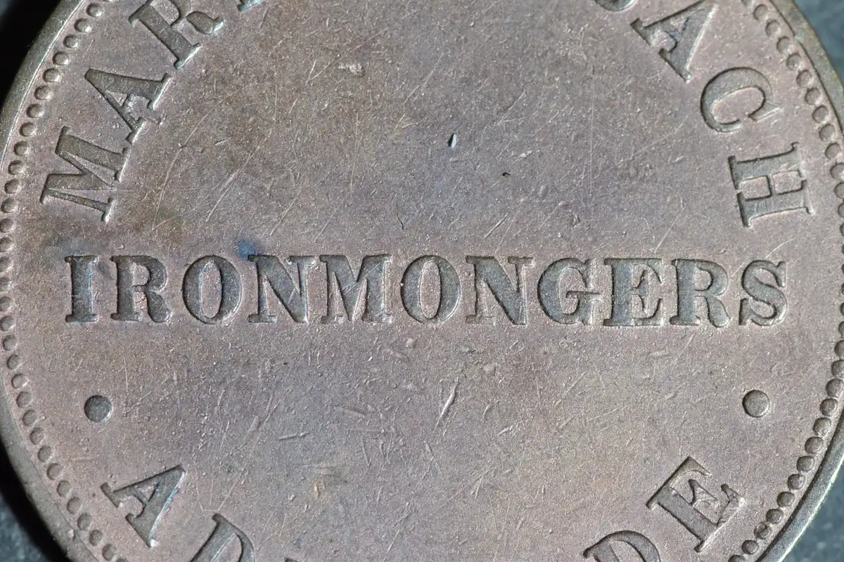 Martin & Sach Adelaide Ironmongers R344 Penny Token - Worth Grading ...
