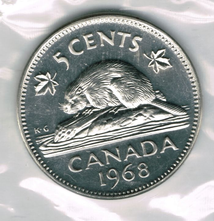 1968 Canada 5 Cents Error? - Coin Community Forum
