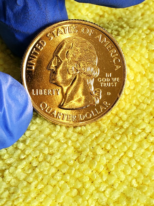 1999-D Delaware Quater Gold Color - Coin Community Forum