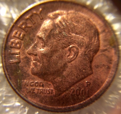 2001-P Copper Dime Weight 2.3g - Coin Community Forum