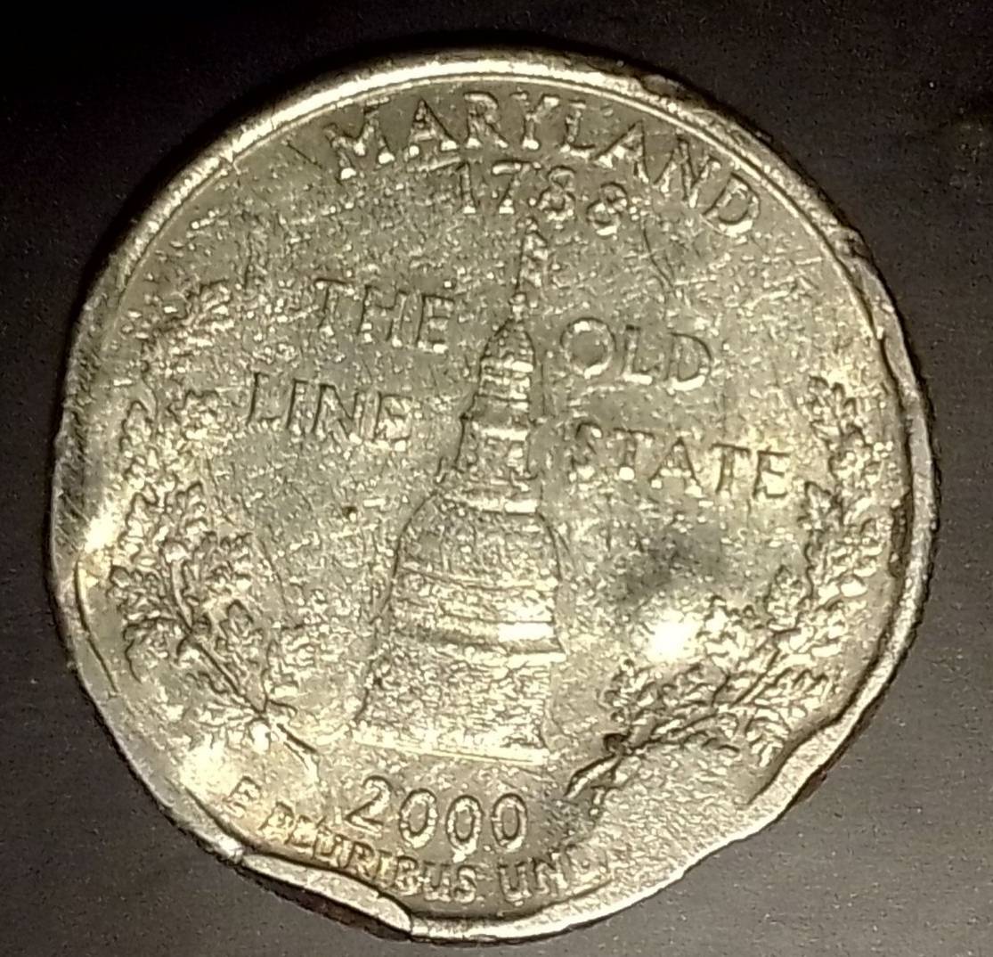 Need Help With 2000 Maryland Quarter. Damage Or Error? - Coin Community ...
