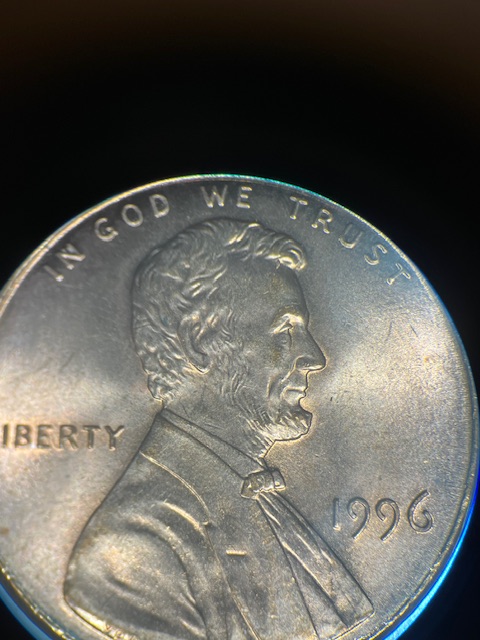 Lincoln Cents 1996 (Shards Or Die Chip?) Dot N ? - Coin Community Forum