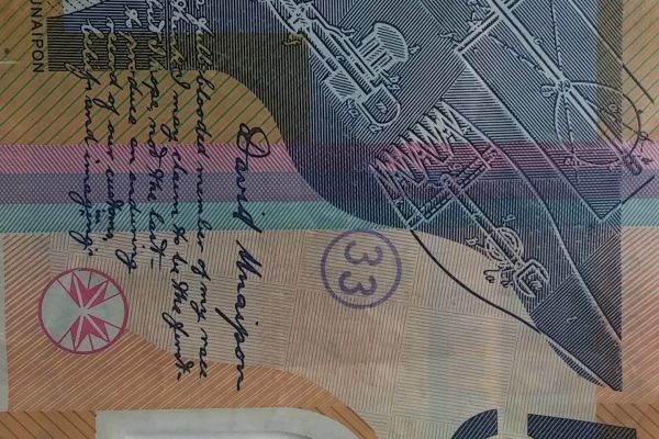 Weird Markings On A $50 Polymer Bank Note - Coin Community Forum